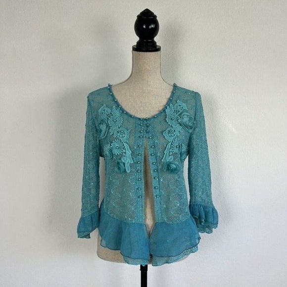 Pretty Angel | Tops | Pretty Angel Vintagey2k Womens Sheer Floral ...